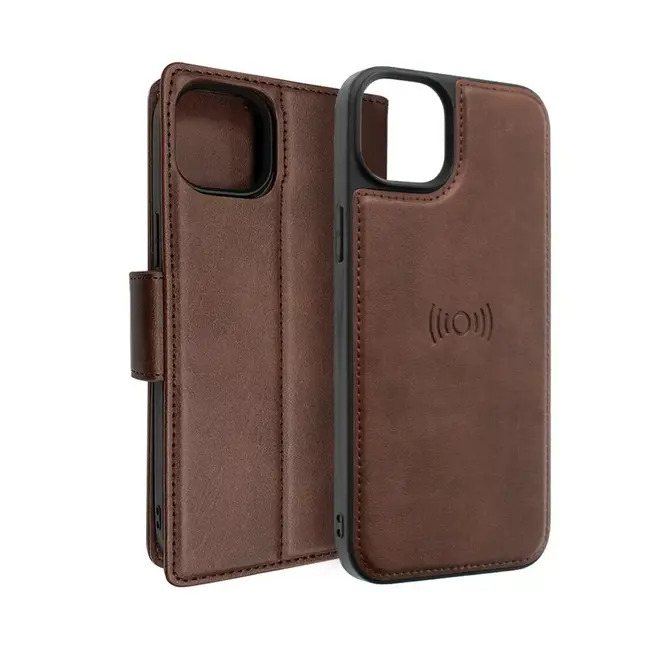 Hanman 2 in 1 Detachable Wallet Case For iPhone 15 Pro – Brown – SOKA ...