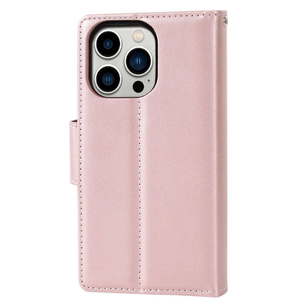 Hanman 2 in 1 Detachable Wallet Case For iPhone 16 Plus – Rose Gold ...