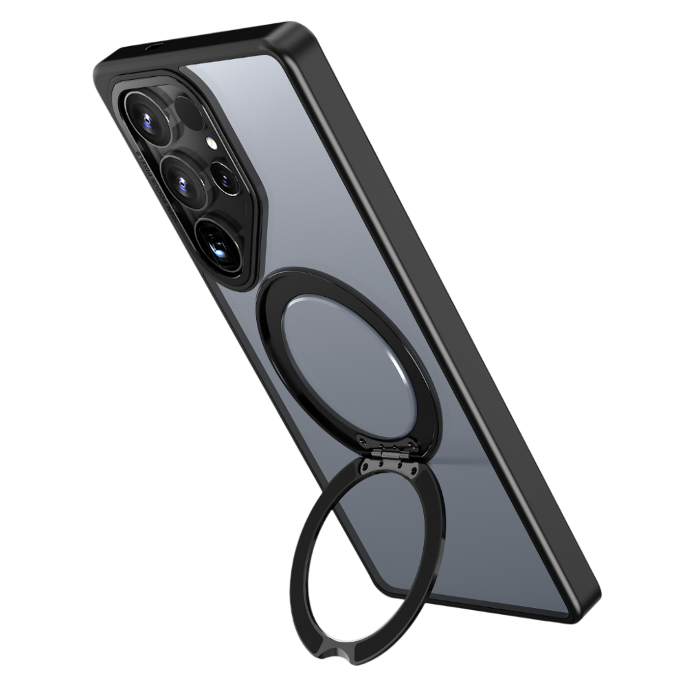 Ring Stand Case For Galaxy S25 Ultra – Black – SOKA, Australia