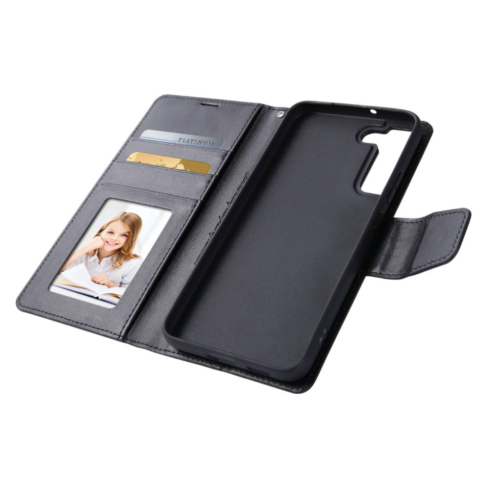 Hanman Wallet Case For Galaxy A25 5G – Black – SOKA, Australia