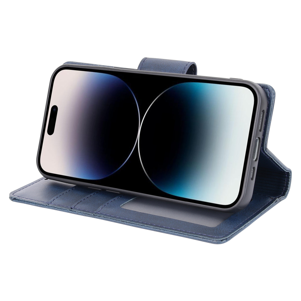 Hanman 2 in 1 Detachable Wallet Case For iPhone 16 Pro – Blue – SOKA ...